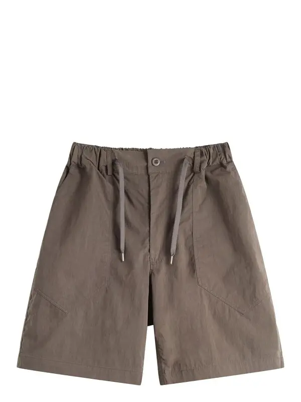 FRIZMWORKS Cotton Nylon Fatigue Shorts - Charcoal