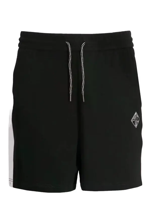 Armani Exchange Logo-print Shorts - Black