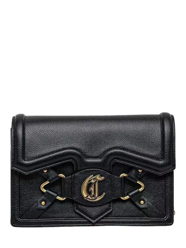 Just Cavalli Logo-plaque Cross Body Bag - Black