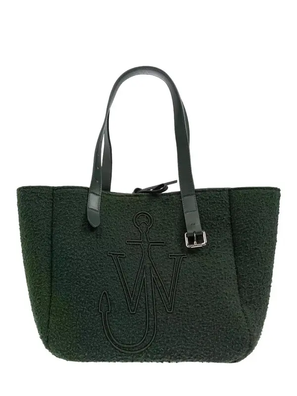 JW Anderson Embossed-logo Tote - Green