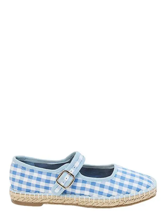 Matisse Mary Jane Espadrille Flats - Blue