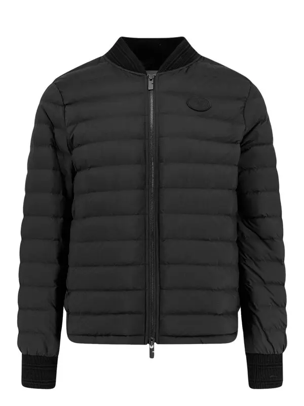 Burberry Dalham Down Jacket With Ekd Patch - Blue