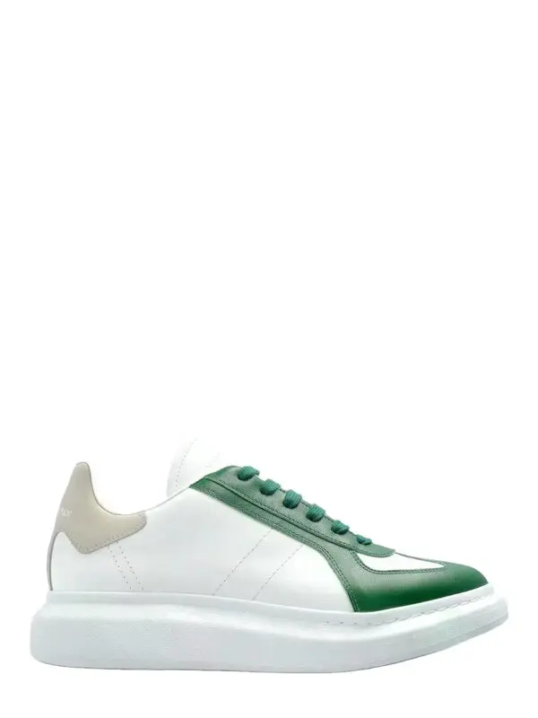 Alexander McQueen Oversized Panelled Lace-up Sneakers - Green