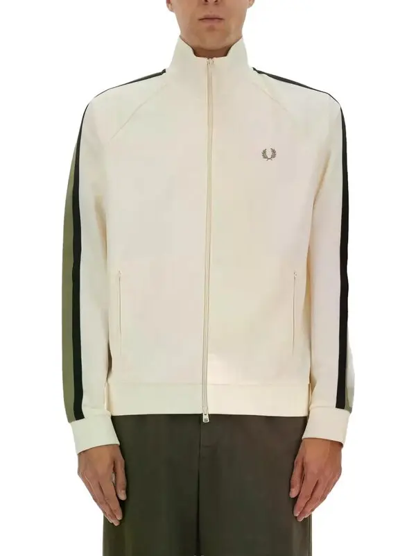 Fred Perry Zip-up Track Jacket - Neutrals
