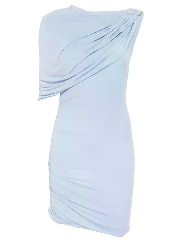 MANURI Elise Cashmere-blend Dress - Blue
