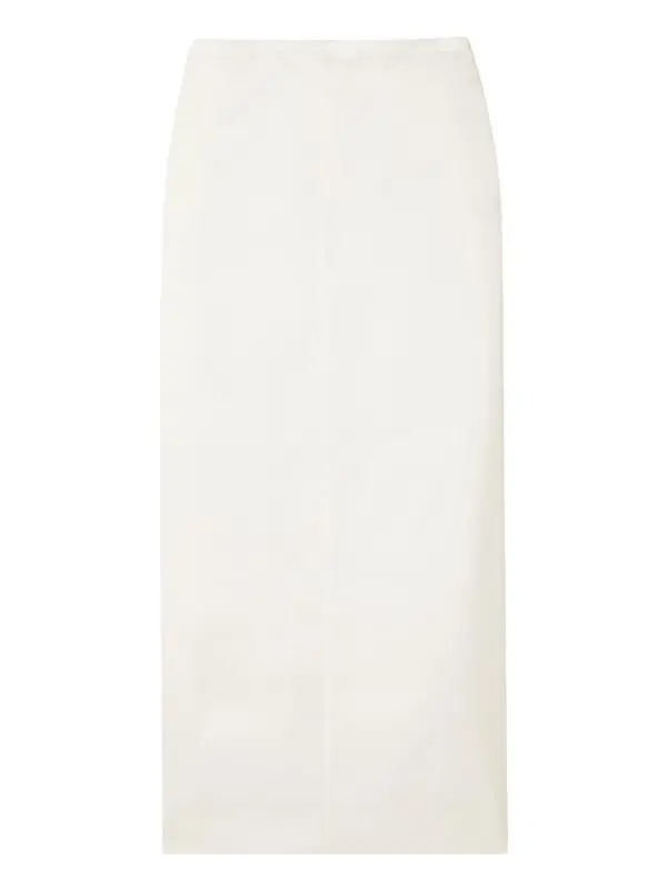 Khaite Lalisa Silk-organza Maxi Skirt - Ivory