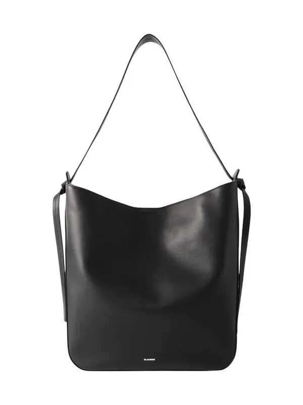 JIL SANDER - Knotted Leather Tote Bag