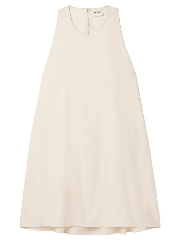 Khaite Clay Mini Dress - Neutrals