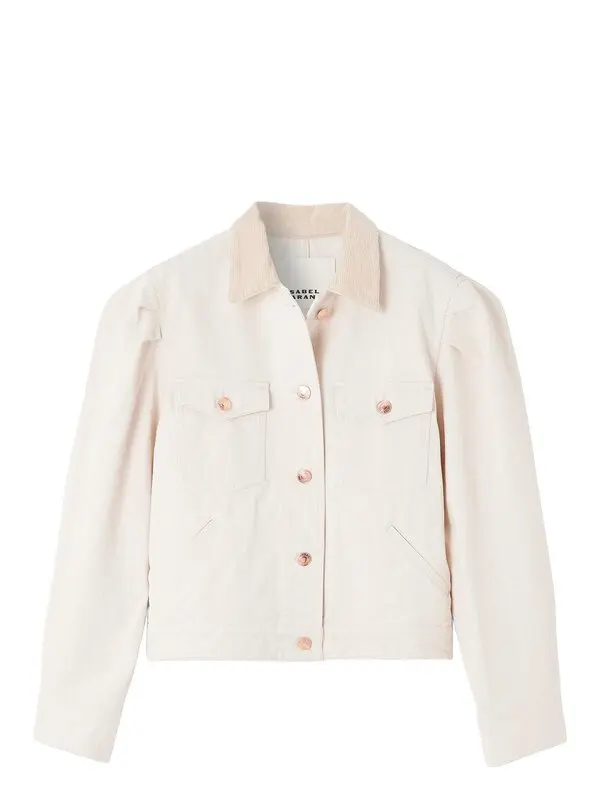 Isabel Marant Nolinea Cotton-twill Jacket - Ecru