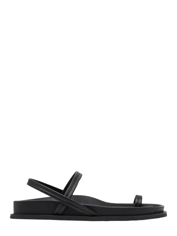 ST AGNI Meko Slingback Sandals - Black