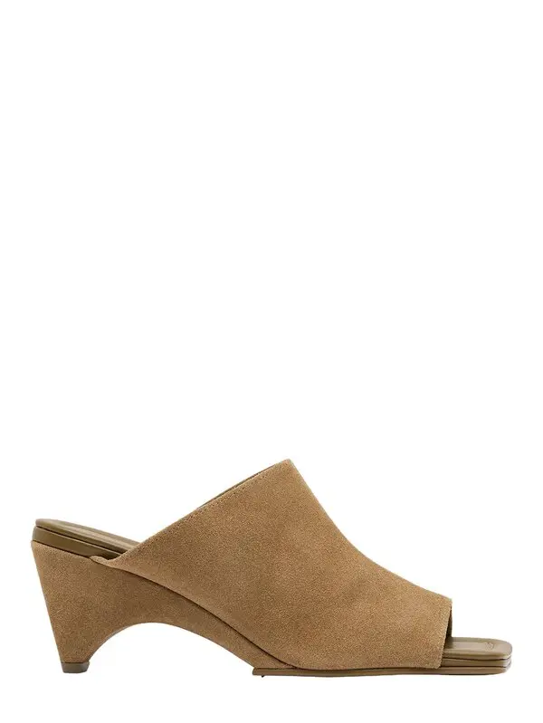 ST AGNI Suede Arc Wedge - Oak