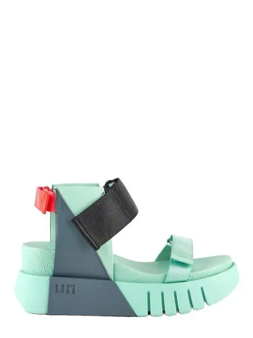 United Nude Delta Run Platform Sandals - Celadon Mix
