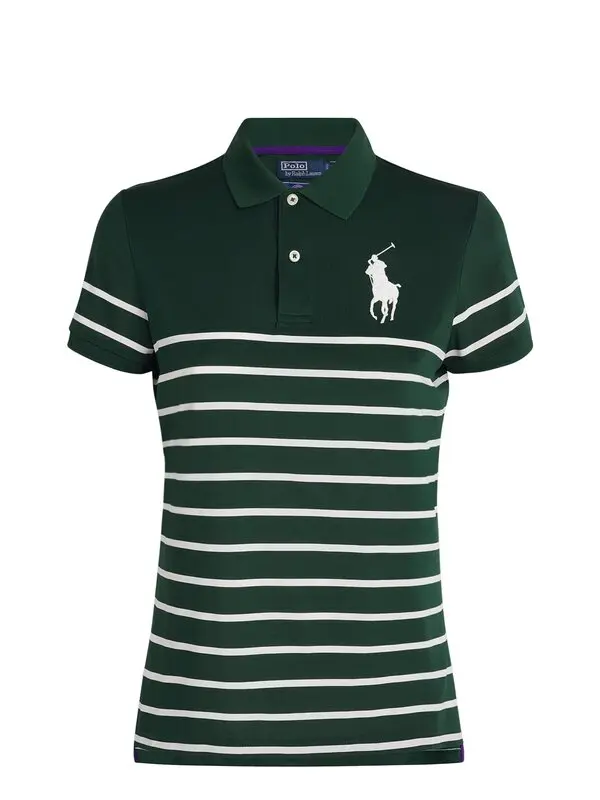 Polo Ralph Lauren X Wimbledon Stripe Polo Shirt - Green