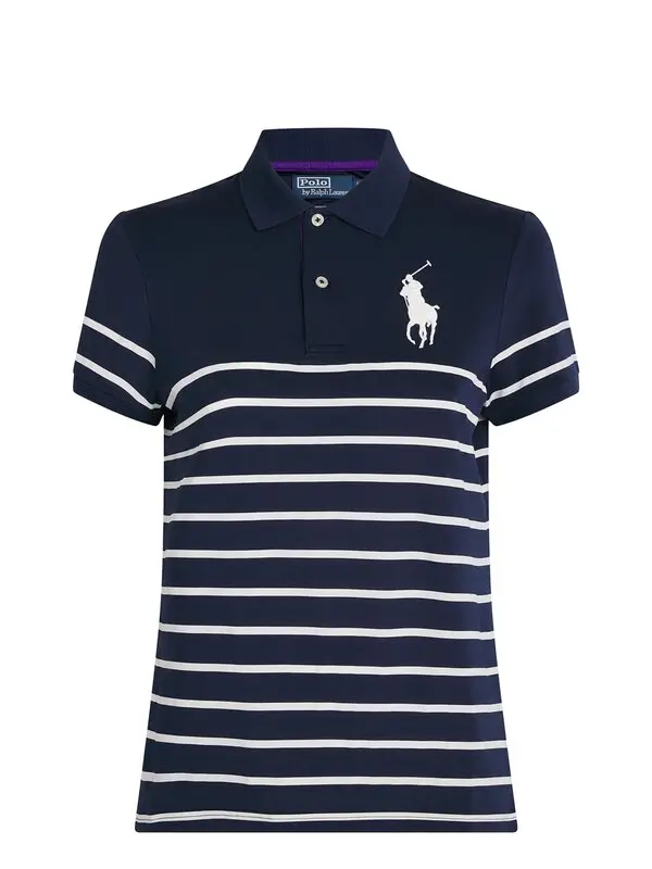 Polo Ralph Lauren X Wimbledon Stripe Polo Shirt - Navy