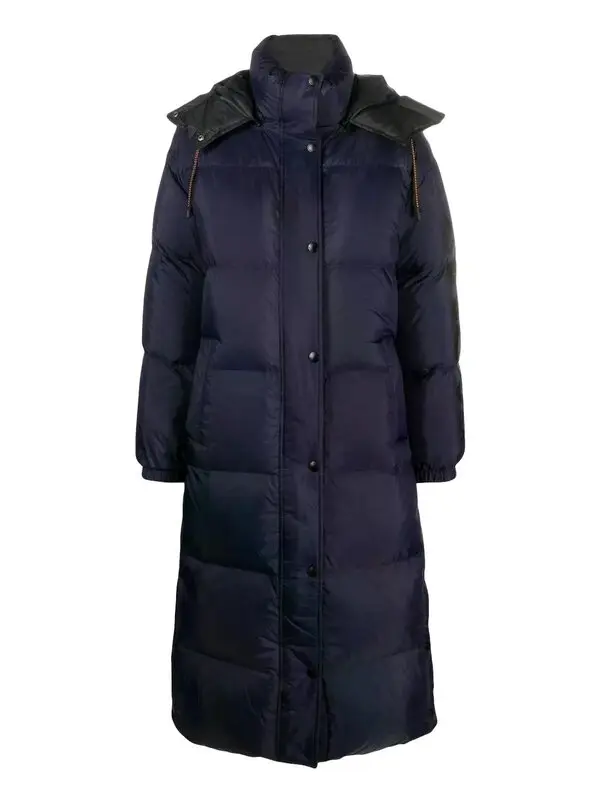 YVES SALOMON Reversible Puffer Coat - Blue