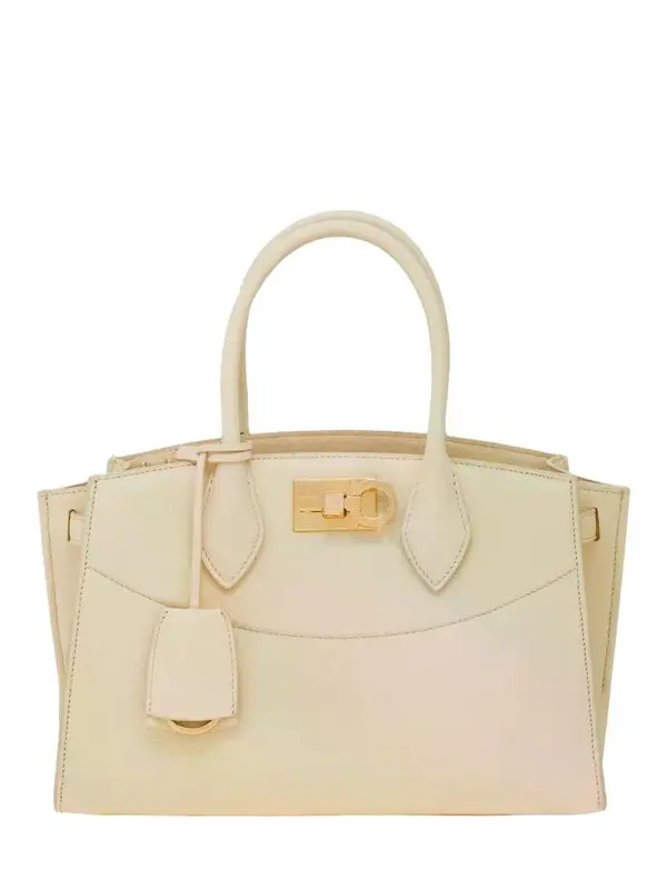 FERRAGAMO Medium Soft Studio Tote Bag - Neutrals