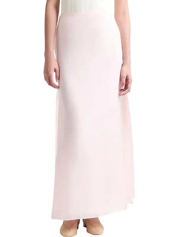 Altuzarra Linnie Silk Maxi Skirt - Ballerina