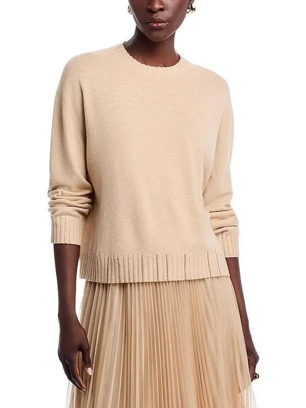 Fabiana Filippi Crewneck Sweater - Dark Beige