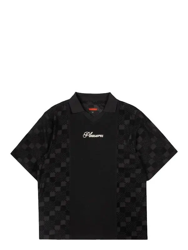 PLEASURES Planets Polo Shirt - Black