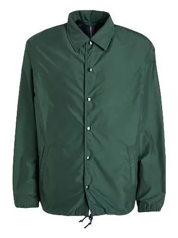 HANDPICKED Shell Jacket With Brand Logo - Green