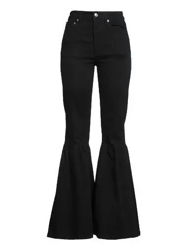 Maje Flared Jeans In Denim - Black