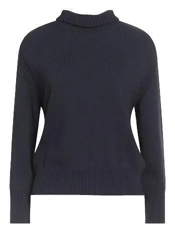 Alpha Studio Knitted Turtleneck Top - Midnight Blue
