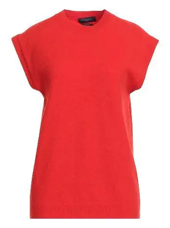 DANIELE FIESOLI Sleeveless Knit Sweater - Tomato Red