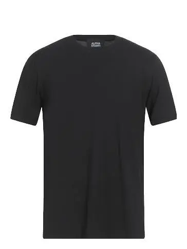 Alpha Studio T-shirt Size Cotton, Elastane - Black
