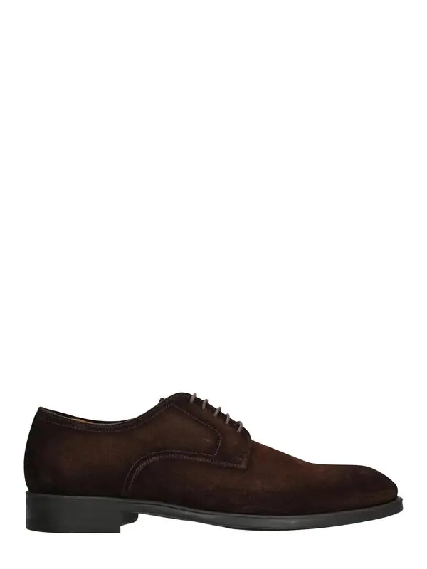 Magnanni Madis Suede Derby Shoes - Brown