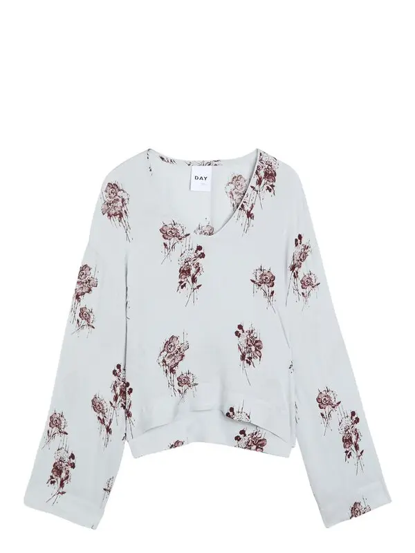 Day Birger Et Mikkelsen Floral-print Chiffon Blouse - Multicoloured 1