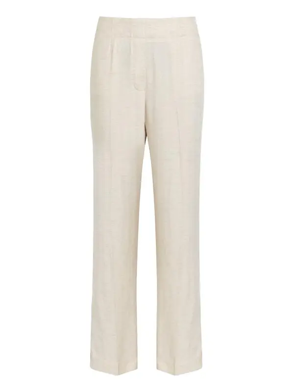 Day Birger Et Mikkelsen Milo Woven Straight-leg Trousers - Off White