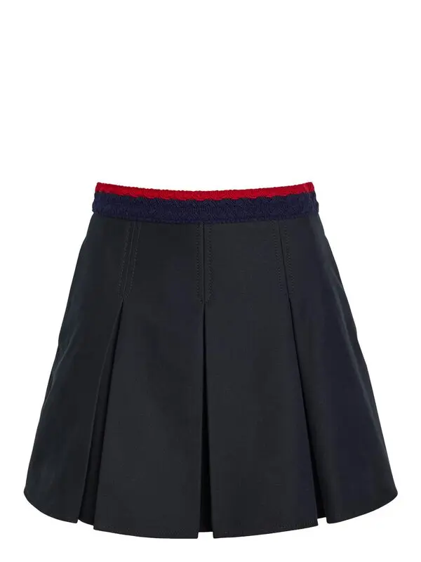 Moncler Pleated Mini Skirt - Navy
