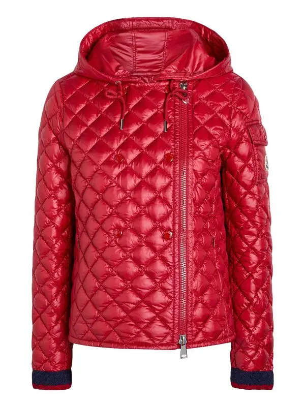 Moncler Corbelin Quilted Jacket - Red