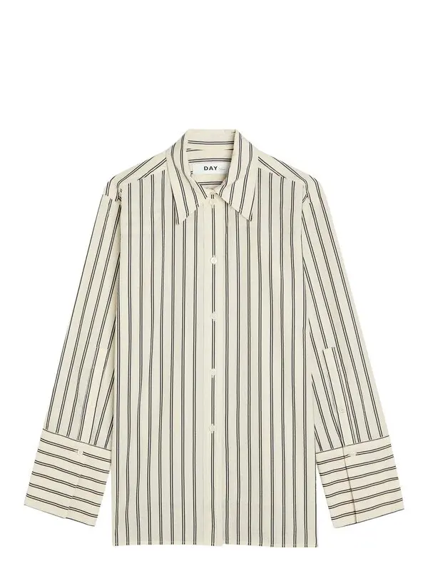 Day Birger Et Mikkelsen Mylo Delicate S Seersucker Shirt - Stripe