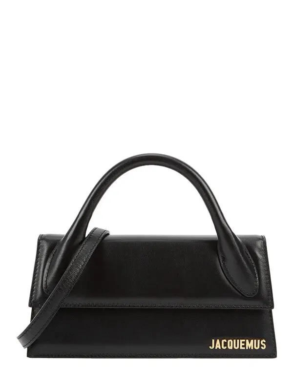 Jacquemus Le Chiquito Long Top Handle Bag - Black