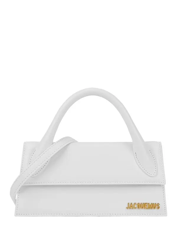 Jacquemus Le Chiquito Long Top Handle Bag - White
