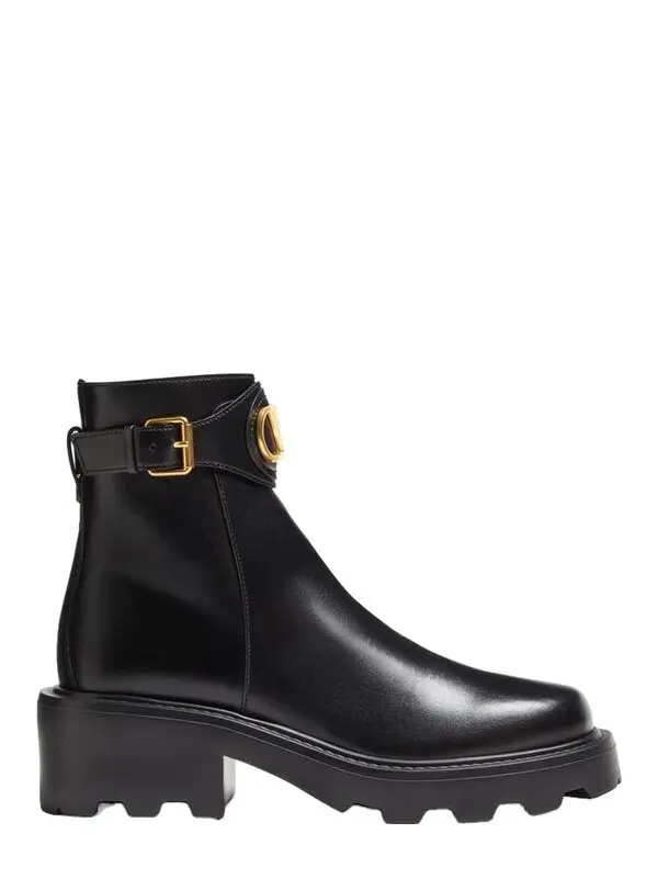 Valentino Garavani Vlogo Signature Ankle Boot - Black