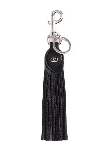 Valentino Garavani Vlogo Signature Key Ring - Black