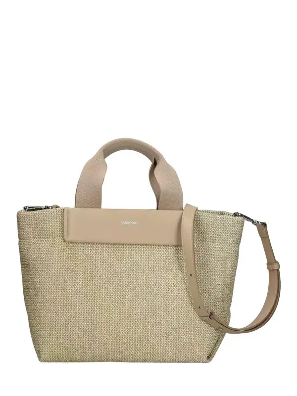 Calvin Klein Logo-stamp Tote Bag - Neutrals