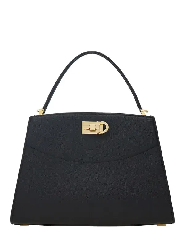 FERRAGAMO Studio Box Bag - Black
