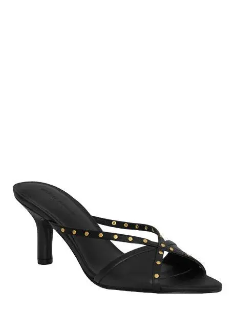 Rebecca Minkoff Studded Crisscross Sandal - Black