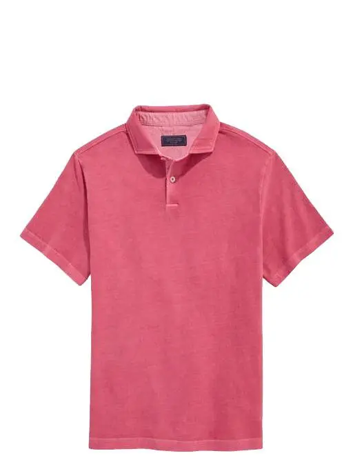 Vineyard Vines Lived-in Piqué Polo - Lighthouse Red