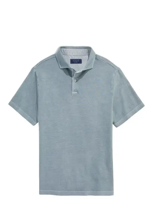 Vineyard Vines Lived-in Piqué Polo - Shale Gray