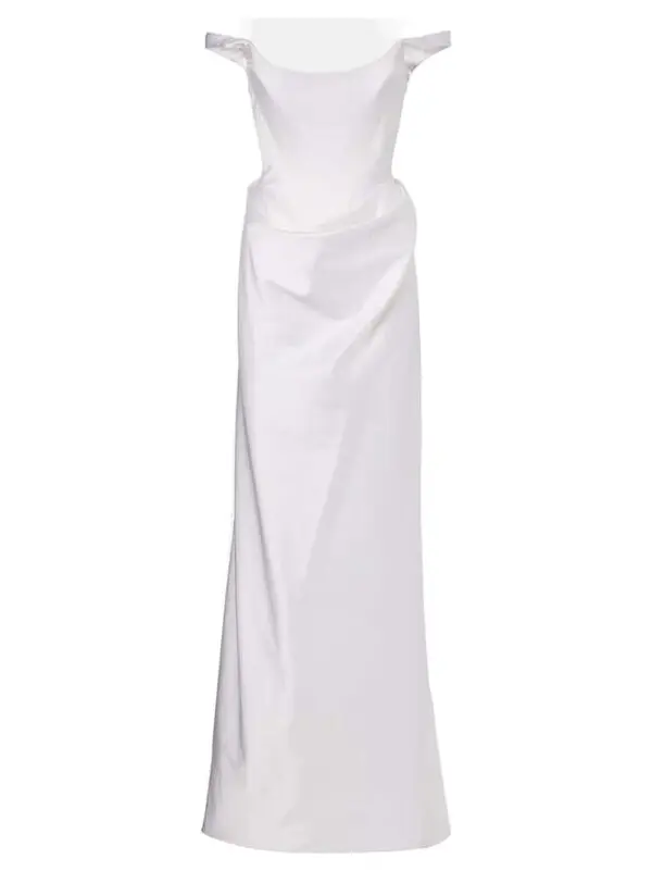 VIVIENNE WESTWOOD Bridal Nova Camille Satin Gown - White