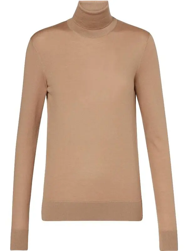 Ralph Lauren Cashmere Turtleneck Sweater - Beige