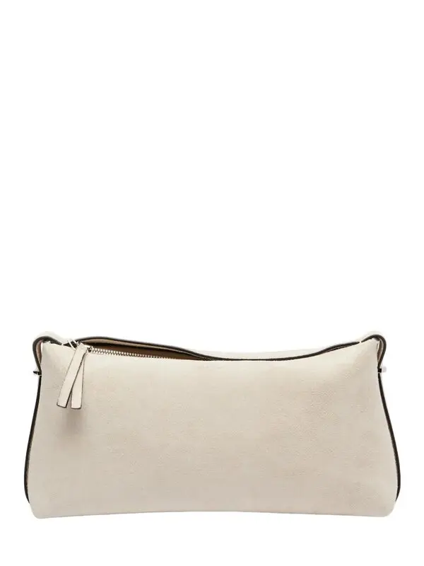 TOTÊME Suede Clutch - Beige