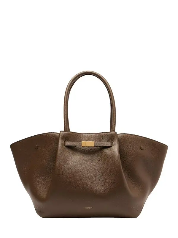 DEMELLIER New York Leather Tote Bag - Brown