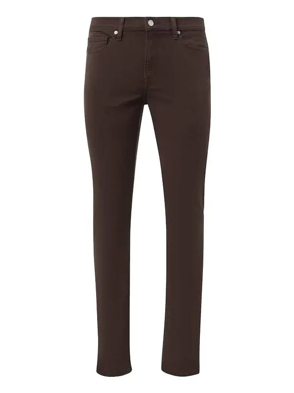 FRAME L'homme Slim Mid-rise Jeans - Brown