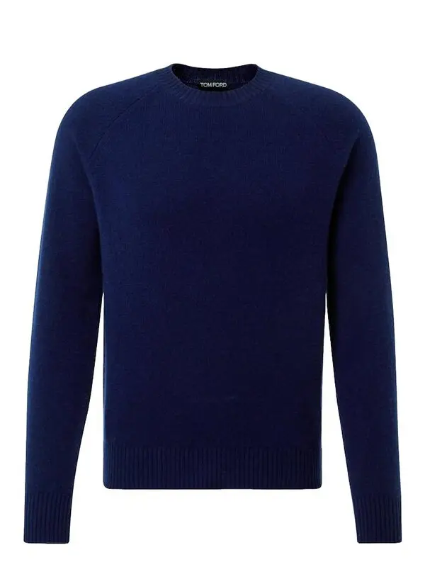 TOM FORD Wool And Cashmere Sweater - Blue
