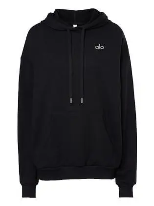 Alo Yoga Accolade Cottonblend Hoodie - Black